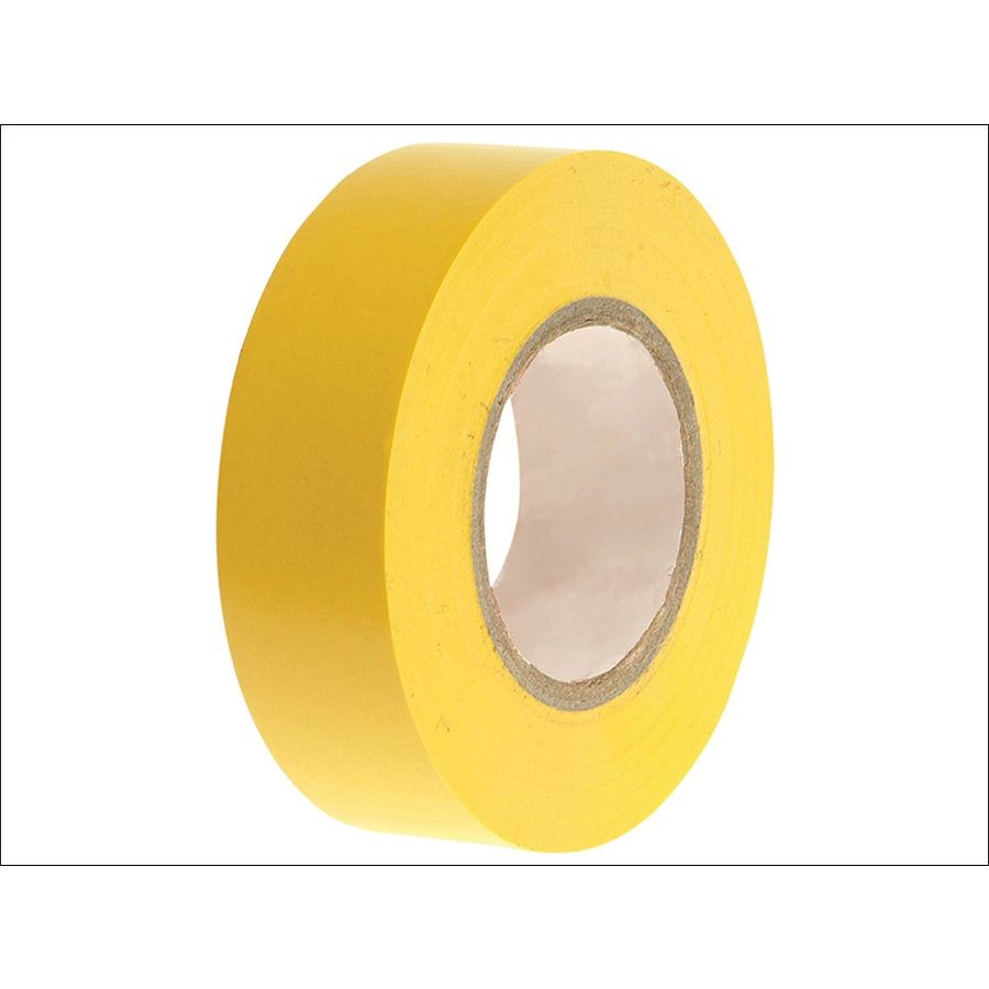 Electrical Tape Yellow 19mm x 20mtr - Fixings Store