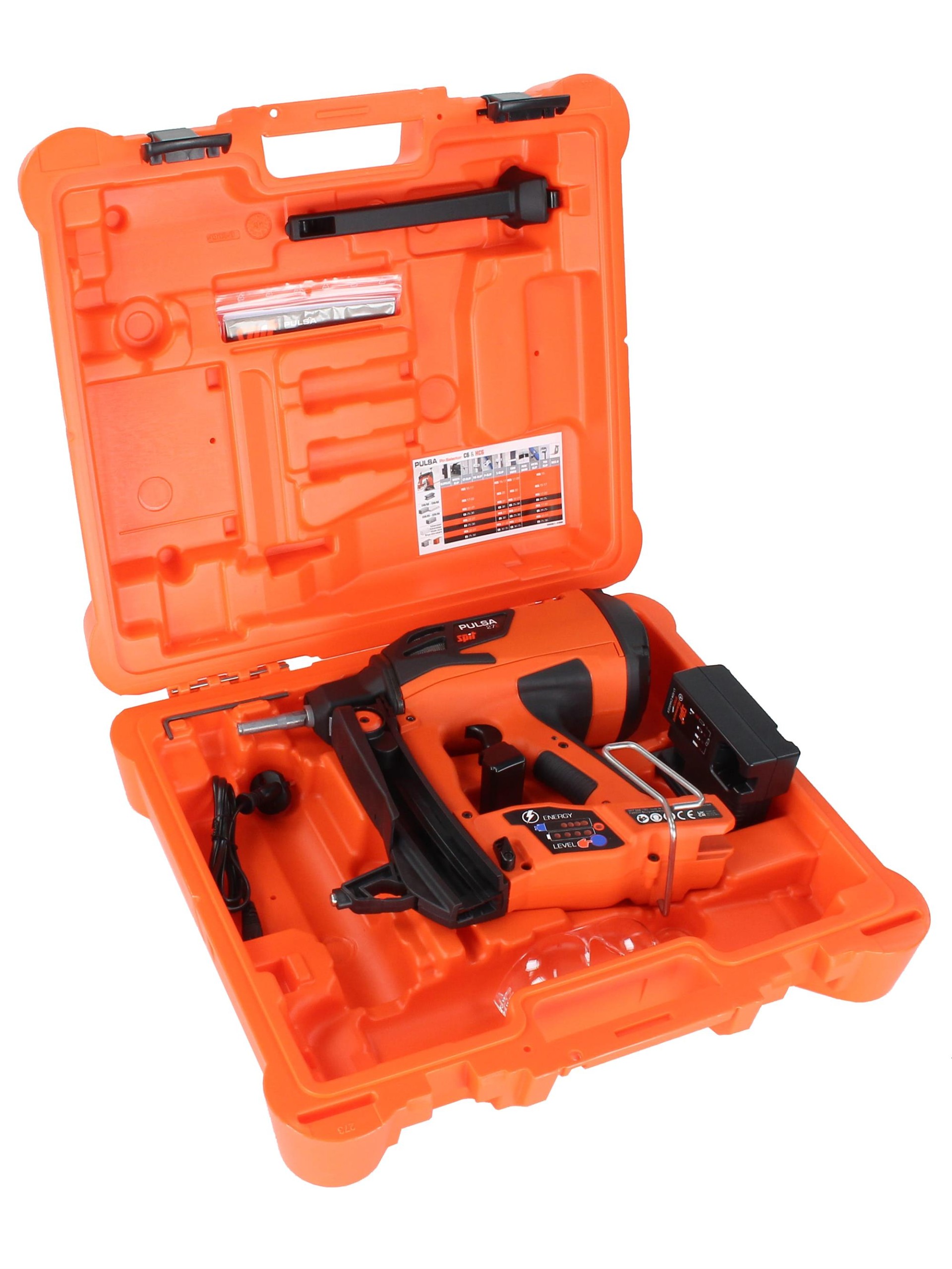 Spit Pulsa 27E Cordless Nail Gun Electricians Starter Kit - Fixings Store
