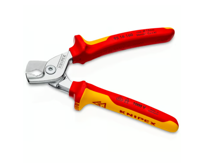 Knipex 9516160 StepCut VDE Insulated Wire Cutting Cable Shears Pliers 160mm