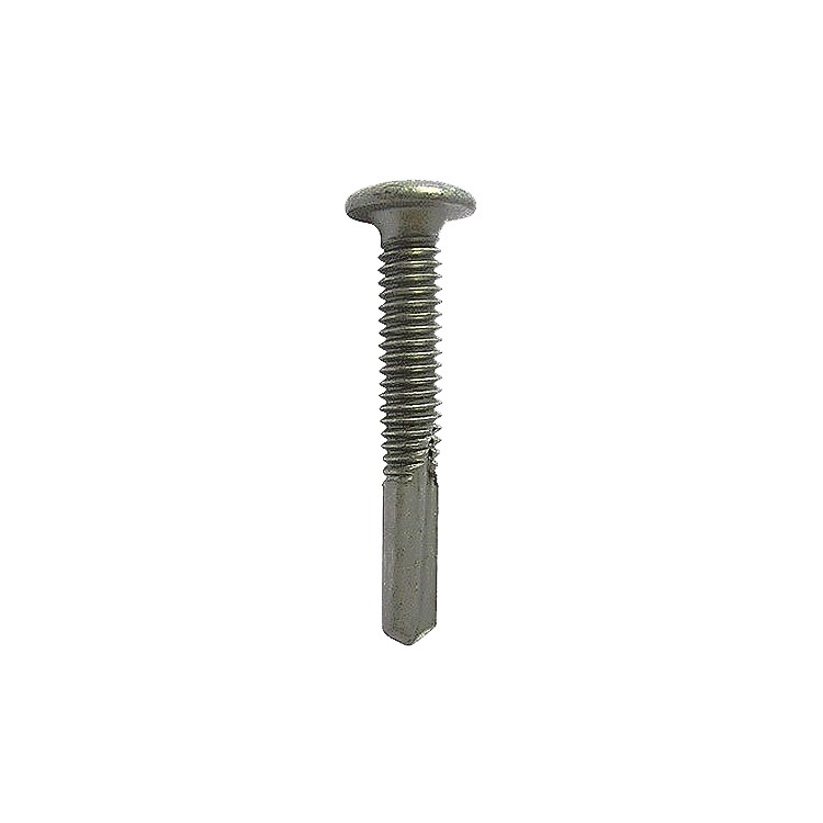 DrillTech 5.5 x 38mm Wafer Tek Screws Silver Ruspert 100 Pack - Fixings ...