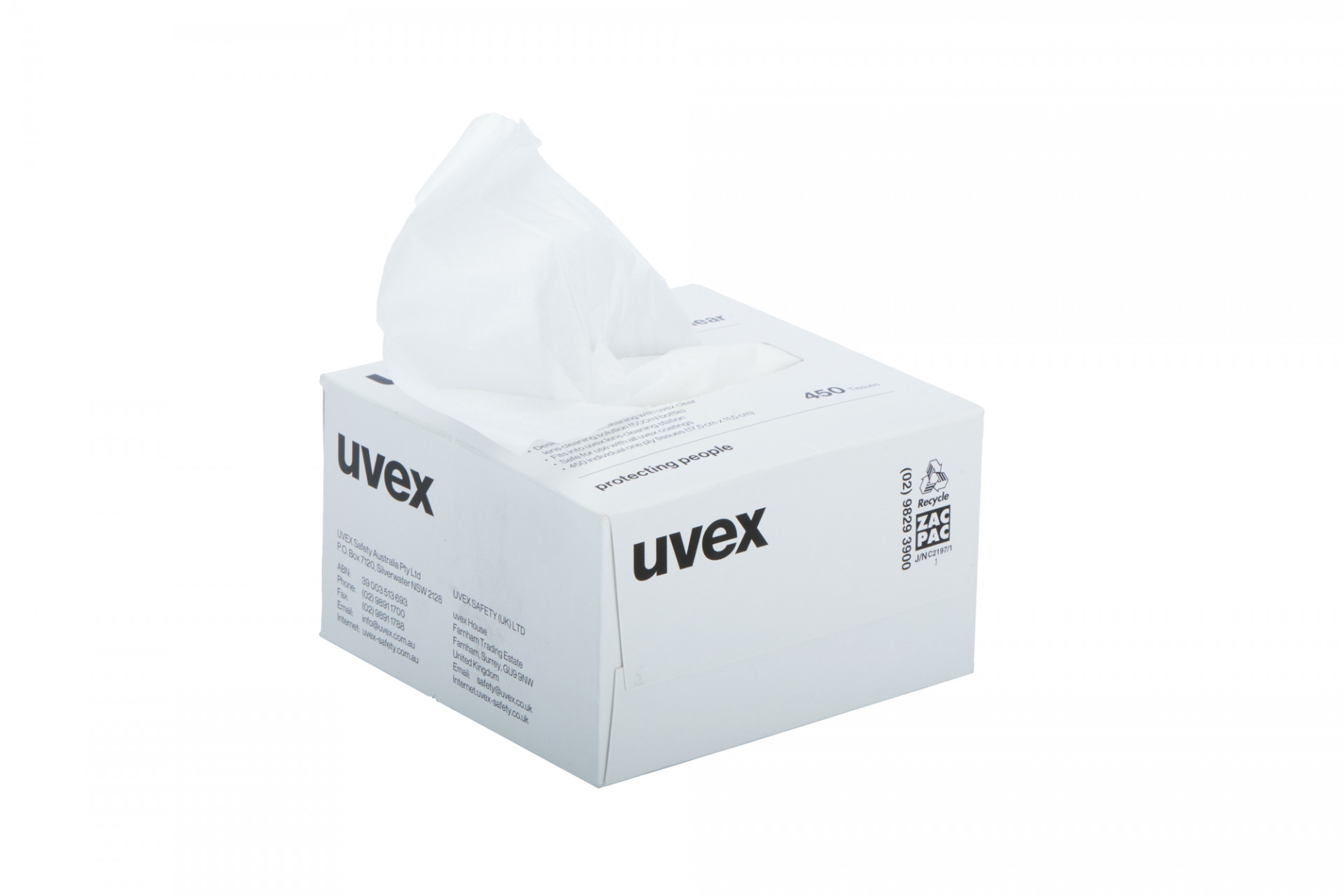 Uvex cleaning wipes - Fixings Store