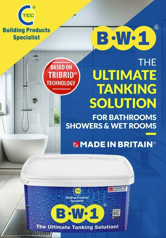 C-Tec BW1 Ultimate Bathroom One Part Tanking Solution 5kg - Fixings Store