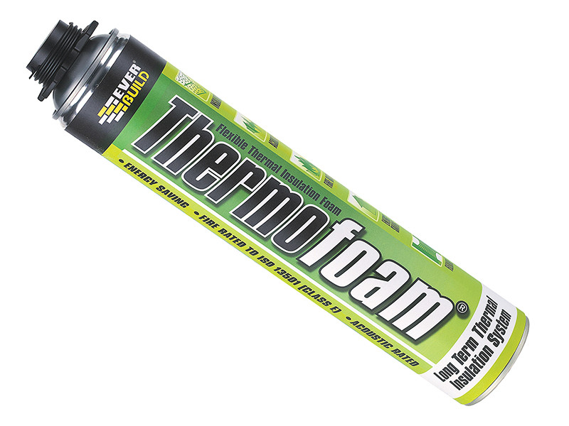 Everbuild EVBEVTHERM7 Gun Grade Thermofoam® Insulation Foam 750ml ...
